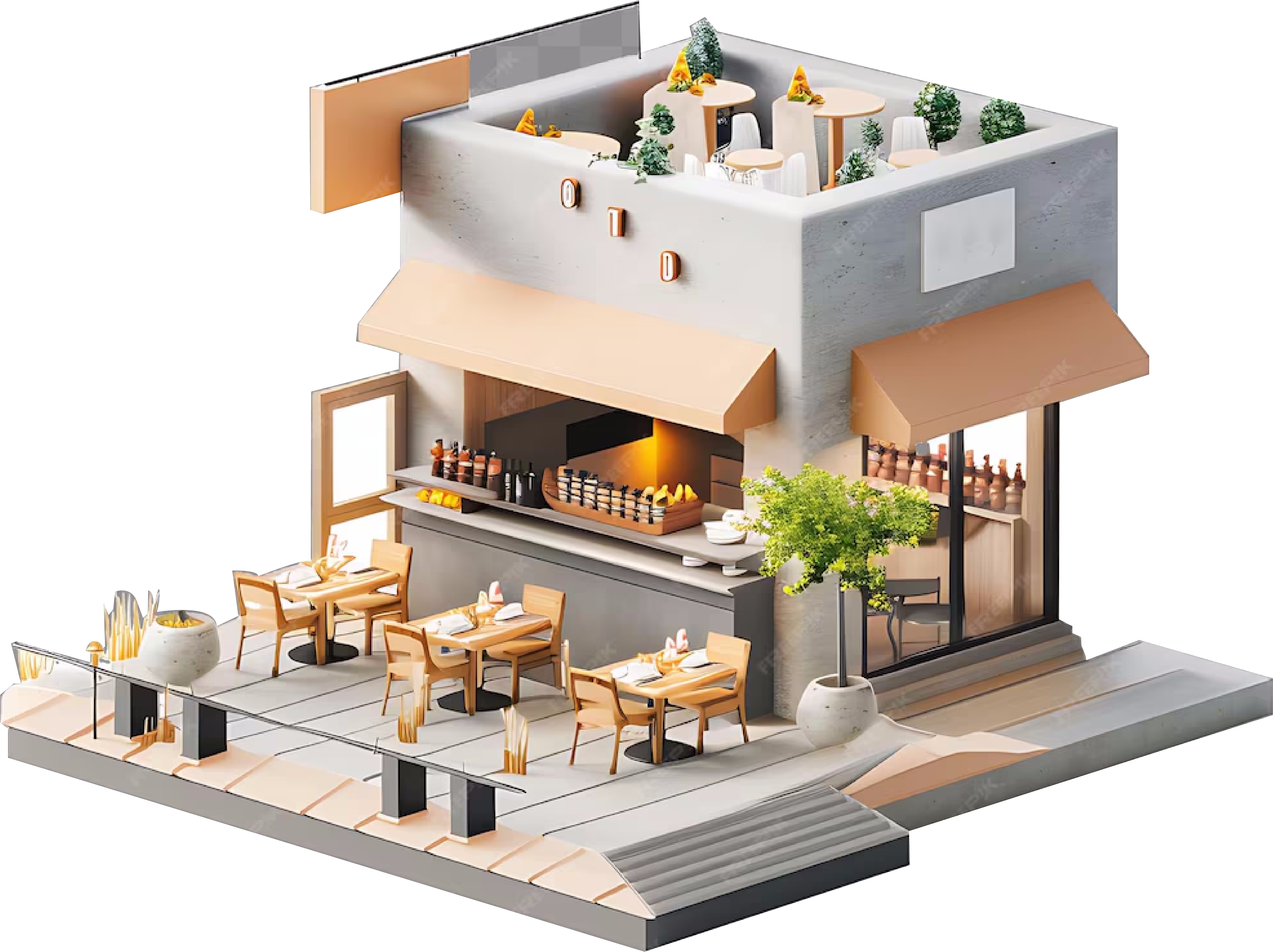 منو دیجیتال ( منو آنلاین) کافه و رستوران ||اکسیژن